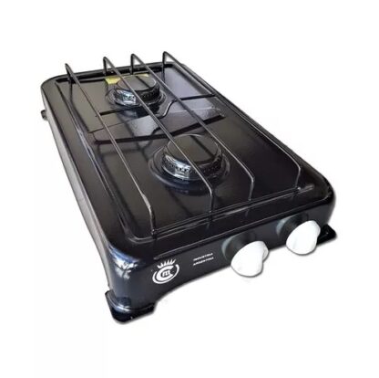 Anafe de mesa de 2 hornallas, uso Frontal, para gas envasado. Incluye ...
